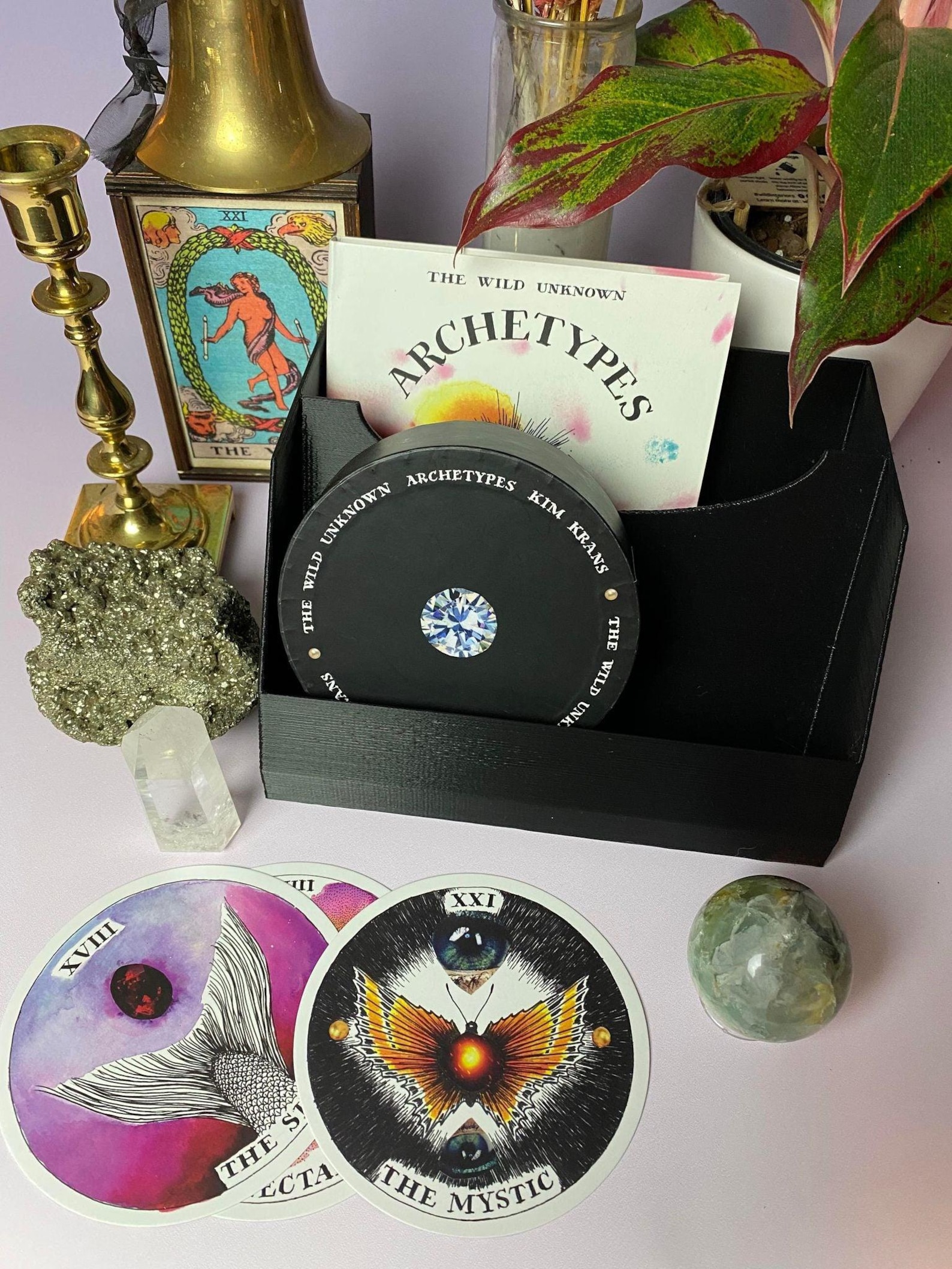 Tarot Card Display - Tarot Deck Holder - Tarot Card Holder/organizer ...