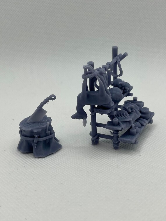 Butcher Props/meat Stand Tabletop Terrain Scatter Terrain - Etsy