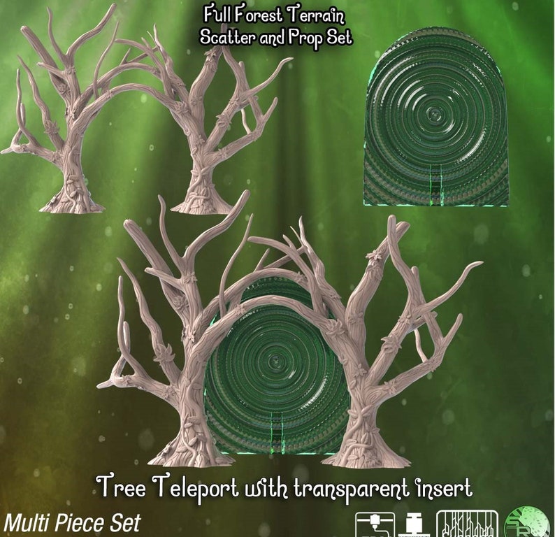 Forest Vine Wall Terrain Set | Vine Wall With Magnet Holes | Forest ...