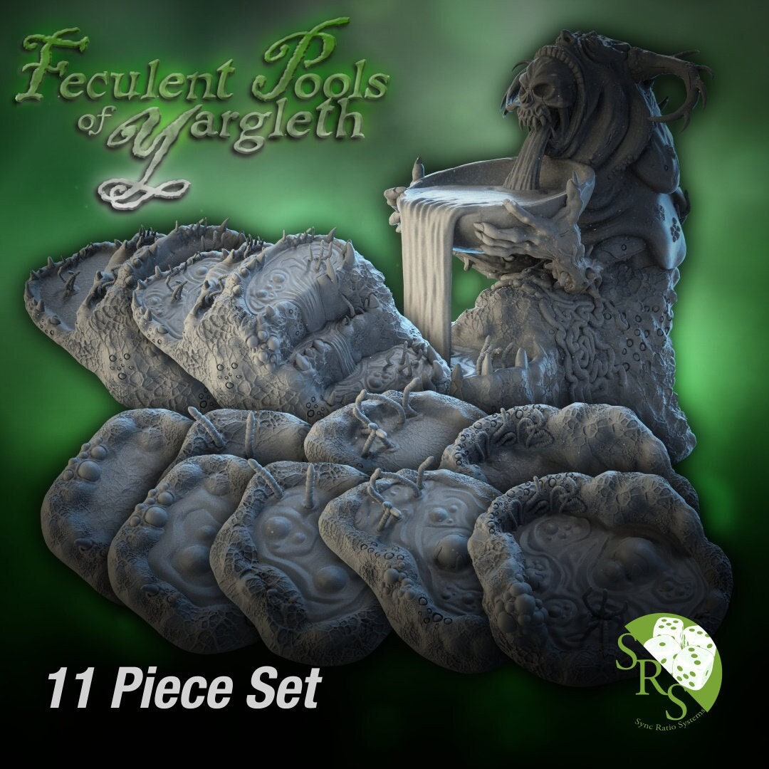 Swamp Terrain Set | Swamp Scatter Terrain | Swamp Pool Scatter Terrain ...