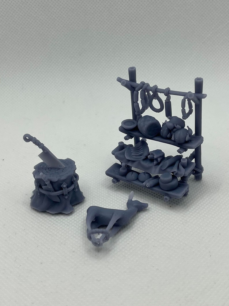 Butcher Props/meat Stand - Tabletop Terrain | Scatter Terrain ...
