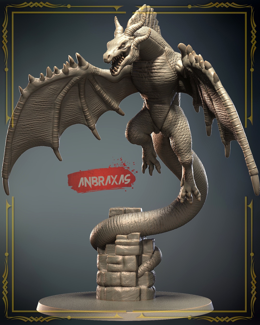 Wyvern Miniature Set 1 | Dragon Menagerie | Ancient Wyvern | Adult ...