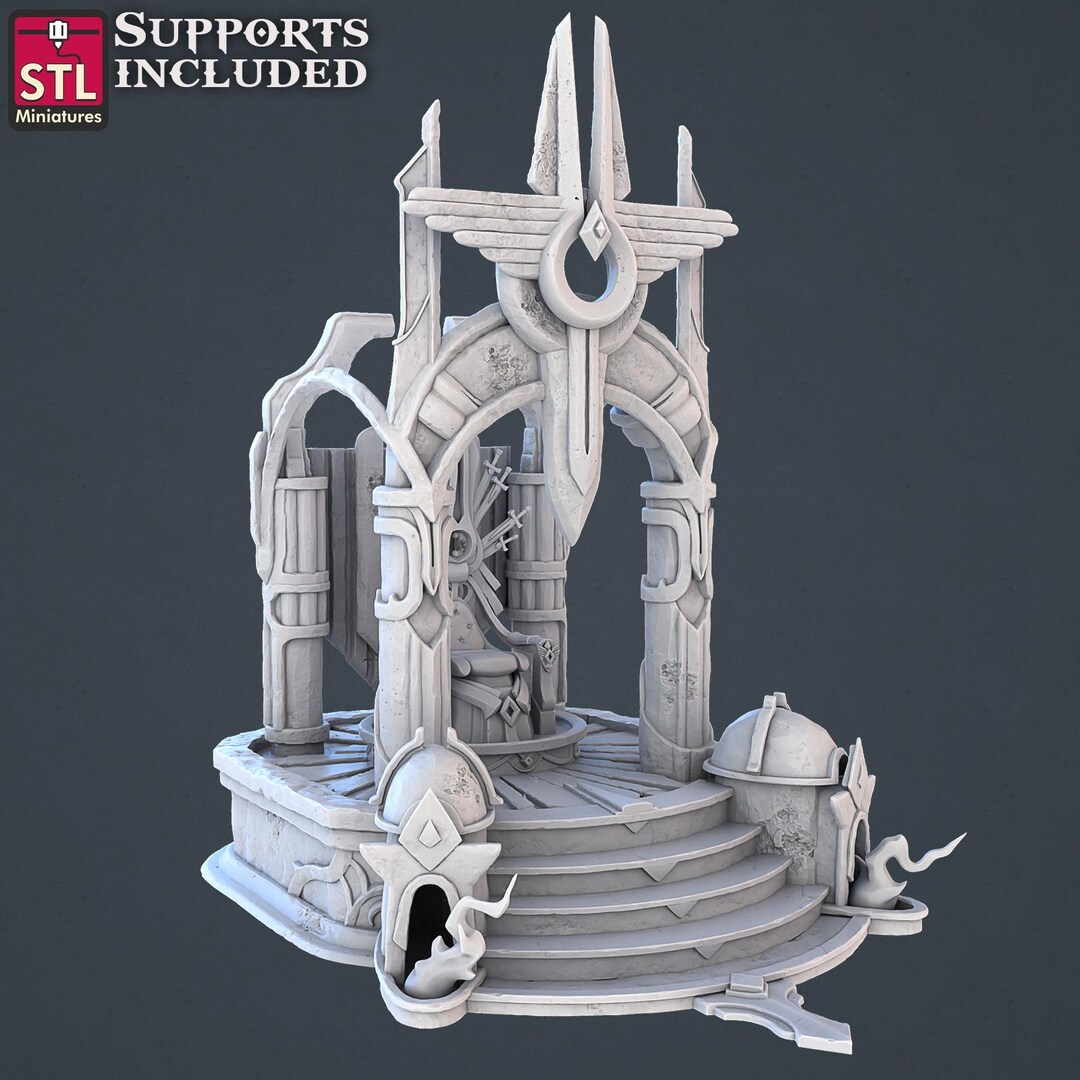 Royal Court Terrain Miniature Set | Throne Room | Royalty | Throne ...