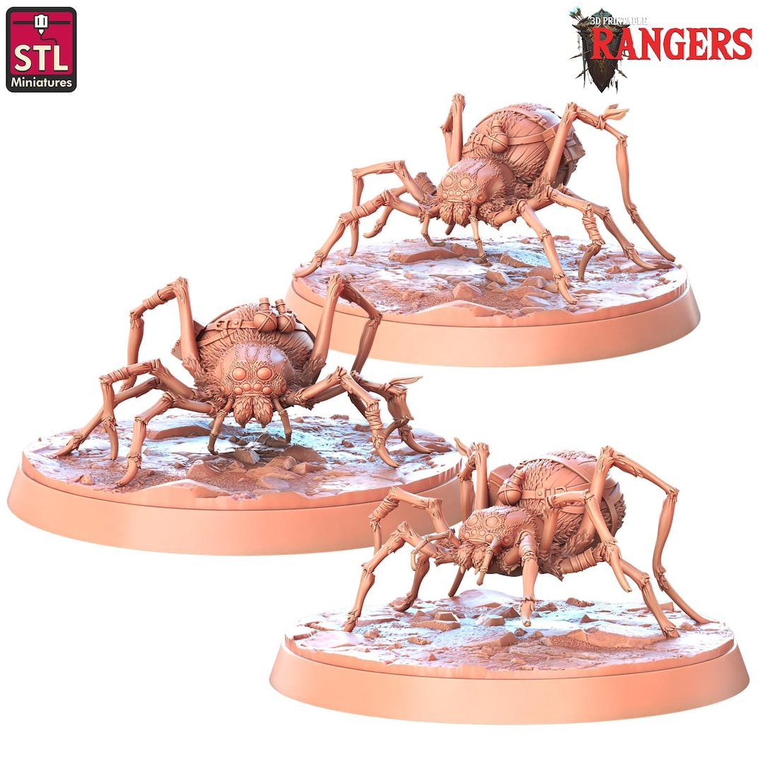 Giant Spider Familiar | Rangers of Shadow Deep Miniature | Wolf Spider ...