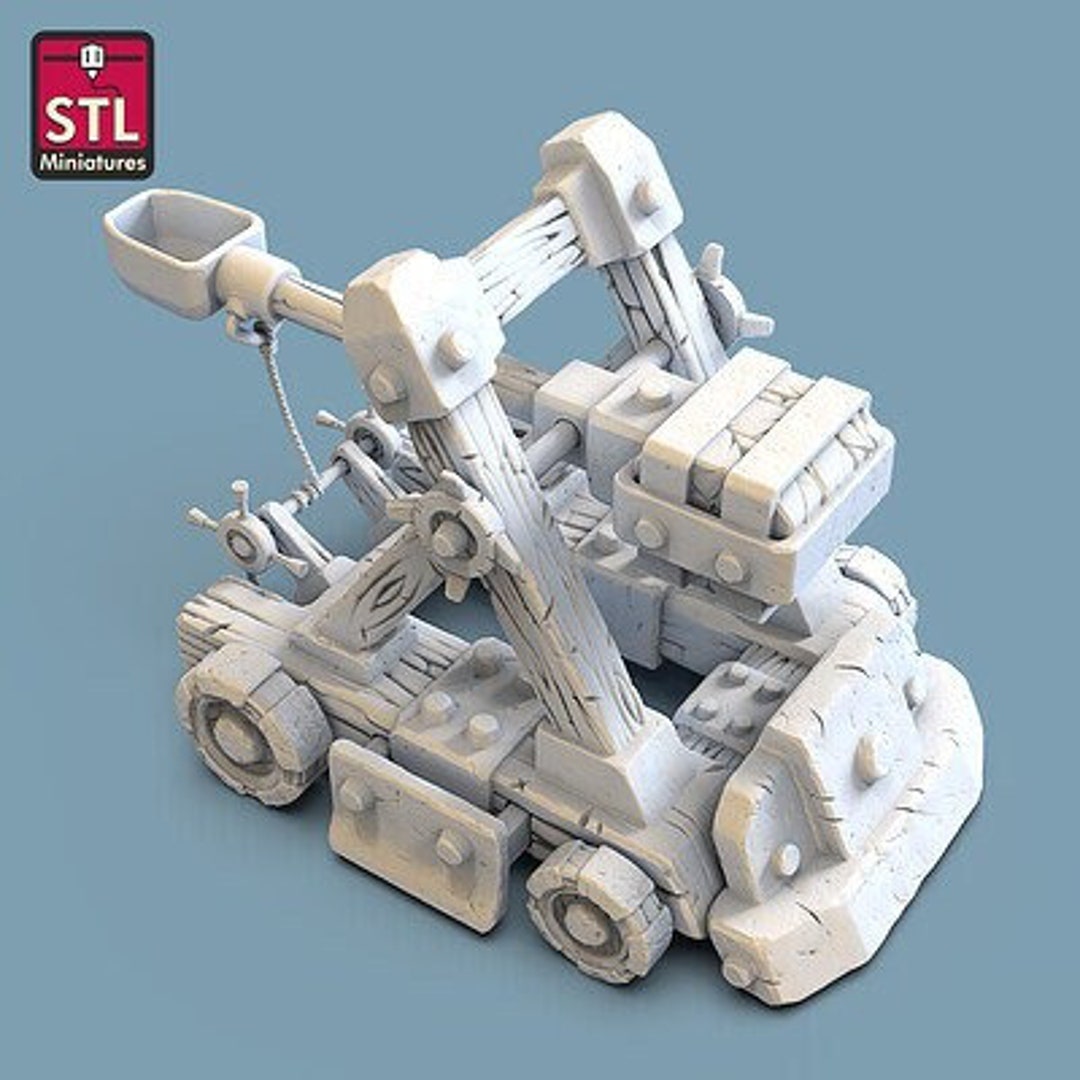 Catapult/siege Weapon/siege Engine ASSEMBLY REQUIRED Tabletop Terrain ...