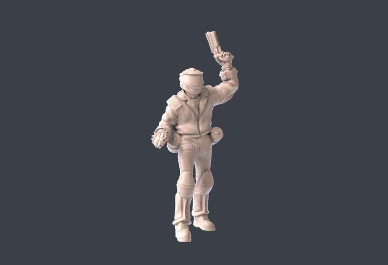 Cyberpunk Miniatures Set | Cyberpunk Heroes | Cyberpunk Adventurers ...