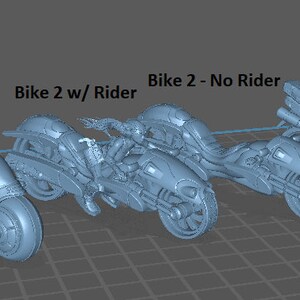 Cyberpunk Motorcycle Miniatures Set | Cyberpunk Biker Heroes ...
