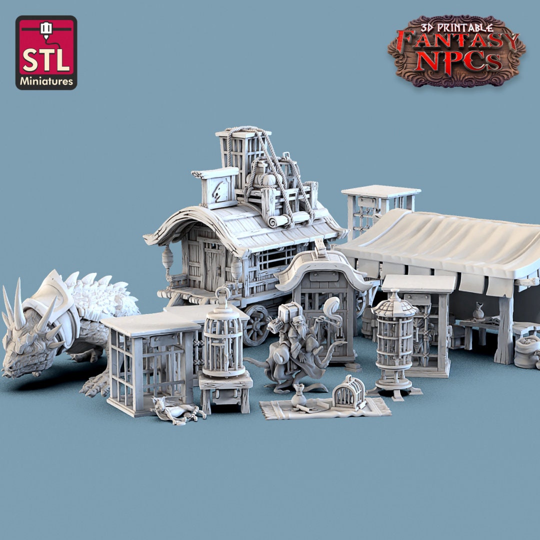 Exotic Pet Vendor | Magical Creature Shop | Traveling Shop | Familiar ...