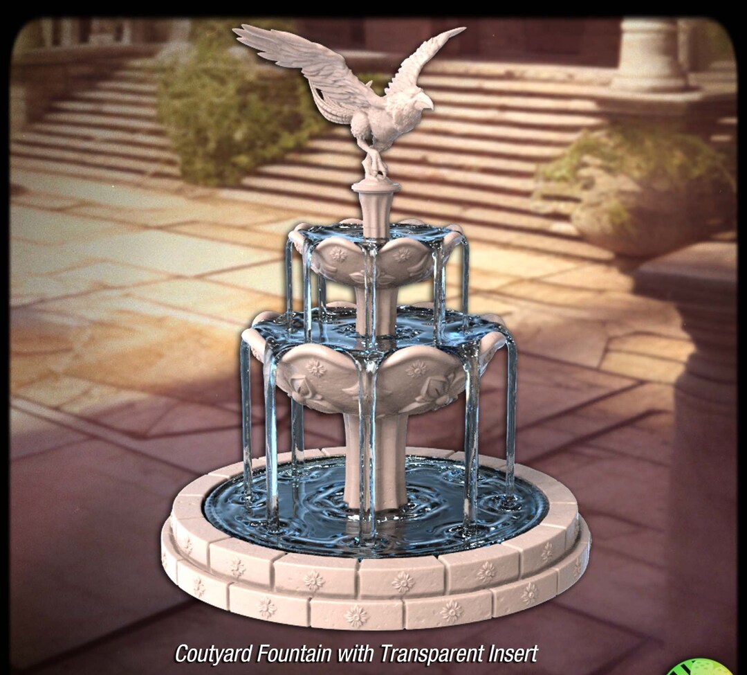 Courtyard Terrain Set 2 | Courtyard Benches | Stone Bench | Pool ...