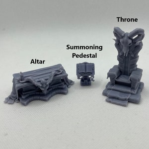 Boss Chamber | Altar | Throne | Pedestal | Spell Book | Scatter Terrain ...