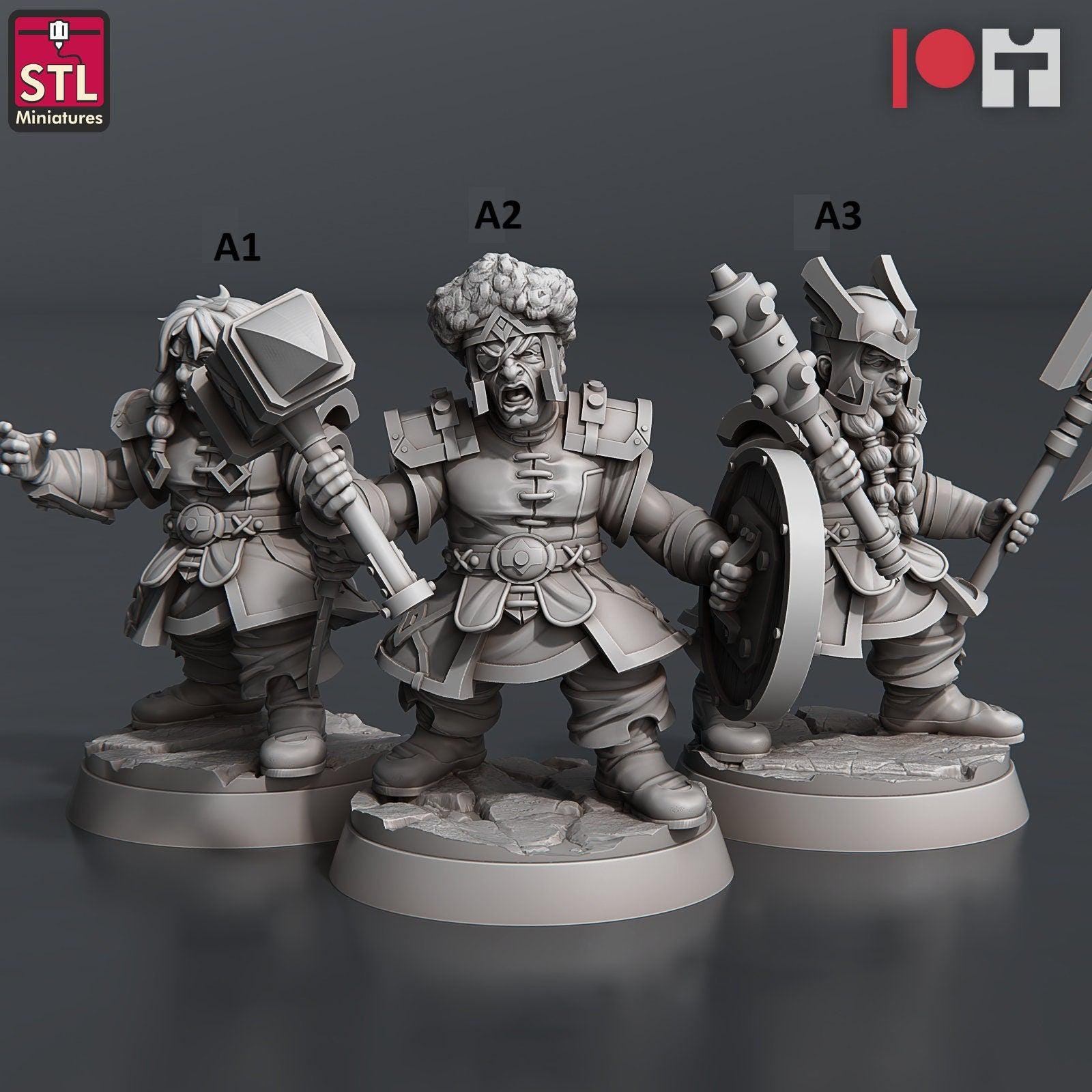 Dwarven Mine Set: Resin Dwarf Miner Camp - 32mm Dnd Terrain - Etsy