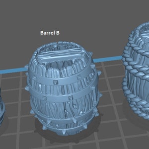 Supplies/warehouse Terrain/barrels/boxes/vases/pots - Tabletop Terrain ...