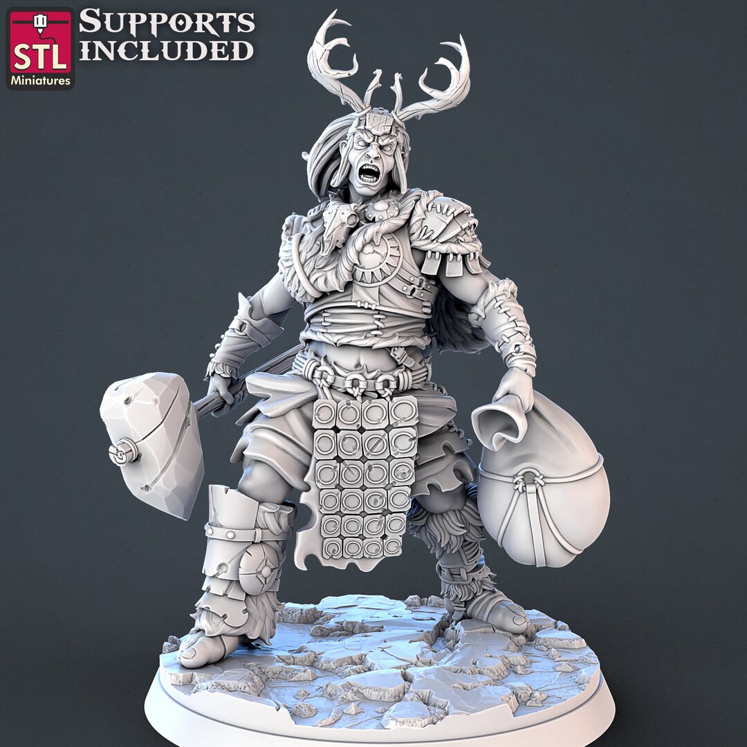 Frost Giant Miniature Frost Giant Warrior Male Frost Giant Female Frost ...