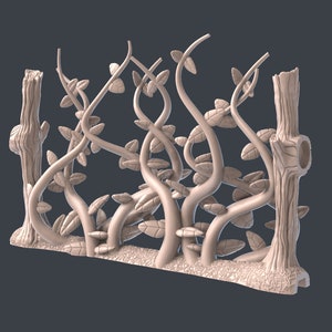 Forest Vine Wall Terrain Set Vine Wall With Magnet Holes Forest