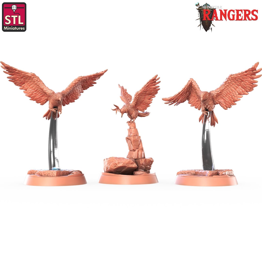 Falcon Familiar | Rangers of Shadow Deep Miniature | Ranger Familiar ...