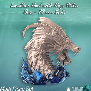 Leviathan | Sea Monster | Sea Serpent | Ocean Miniature | Water ...