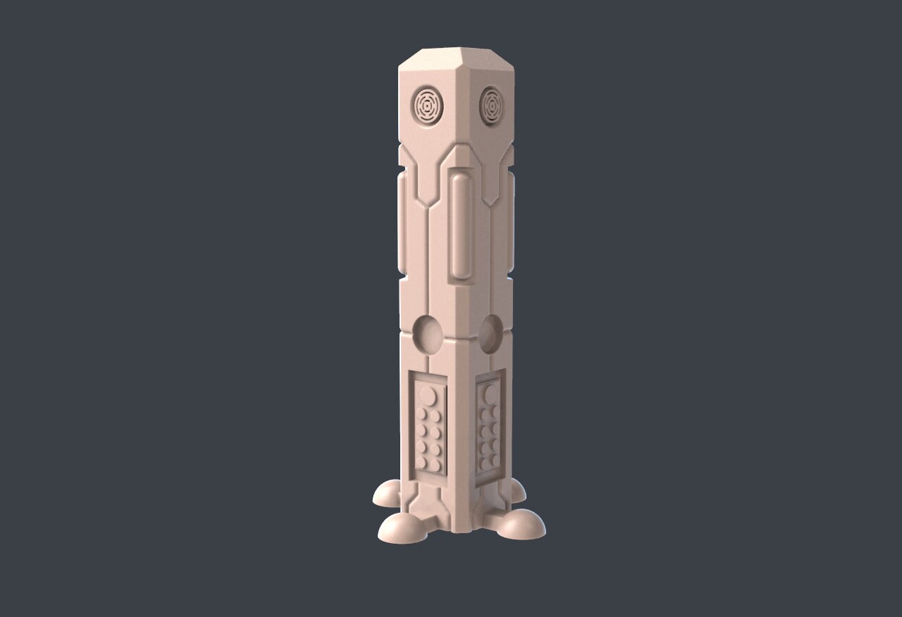Cyberpunk Terrain Set 4 | Cyberpunk Wall W/ Holes for Magnets ...