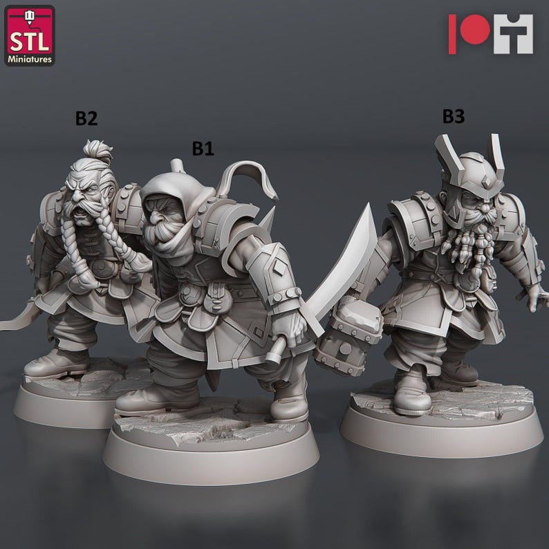 Dwarven Mine Set: Resin Dwarf Miner Camp - 32mm Dnd Terrain - Etsy