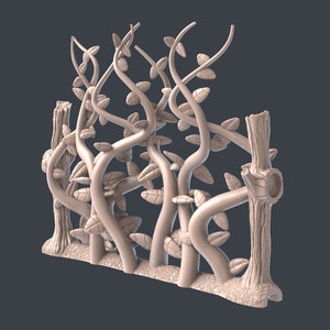 Forest Vine Wall Terrain Set | Vine Wall With Magnet Holes | Forest ...