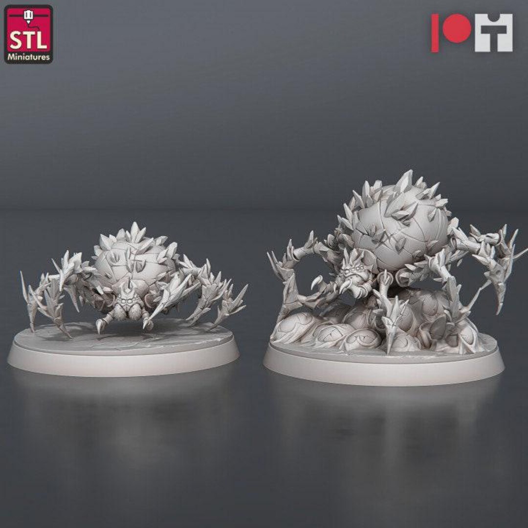 Ice Spider Miniature Set | Frost Spider | Giant Spider | Snow Spider ...