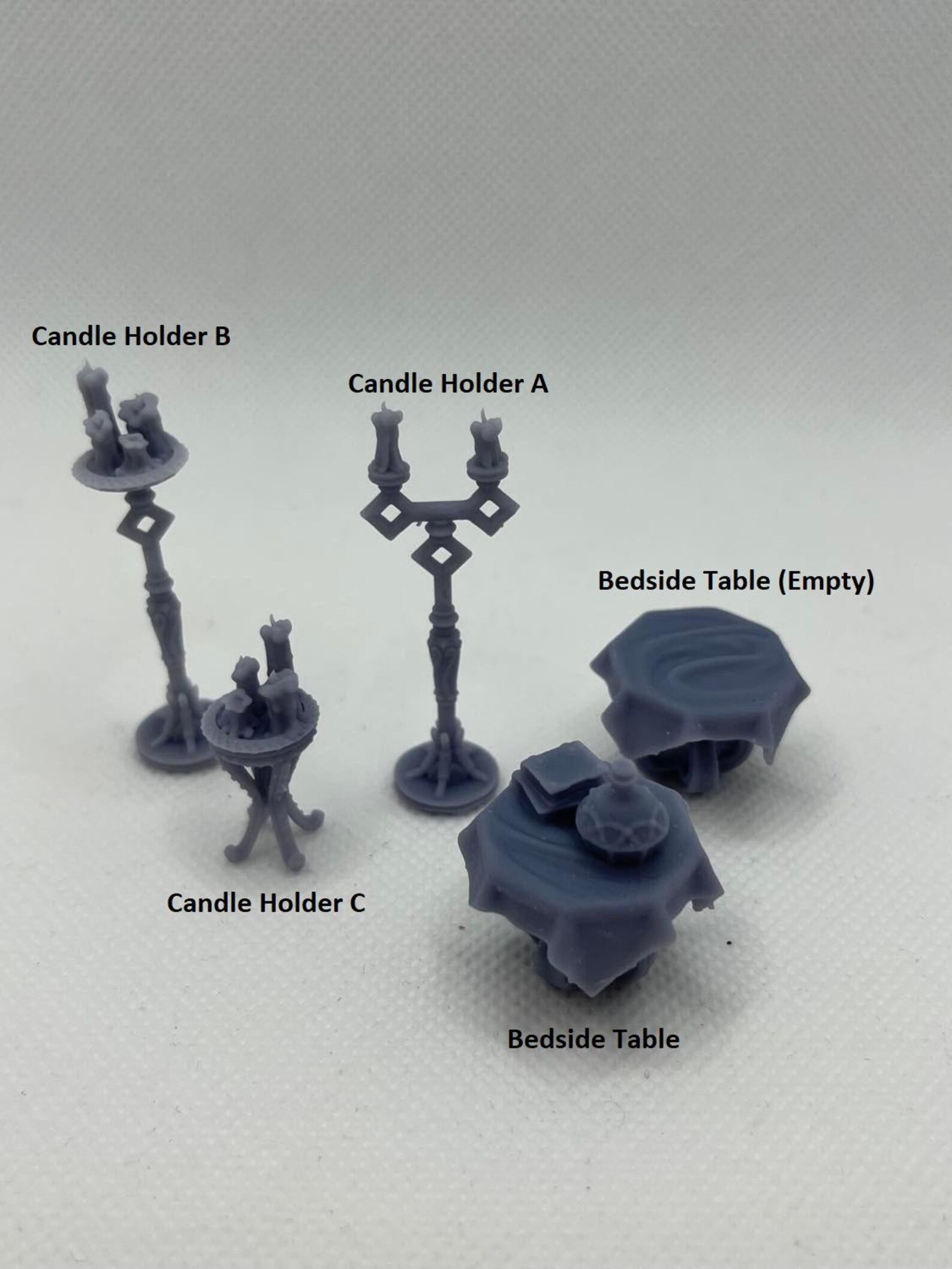 Bedroom/tavern Beds/candles - Tabletop Terrain | Scatter Terrain ...