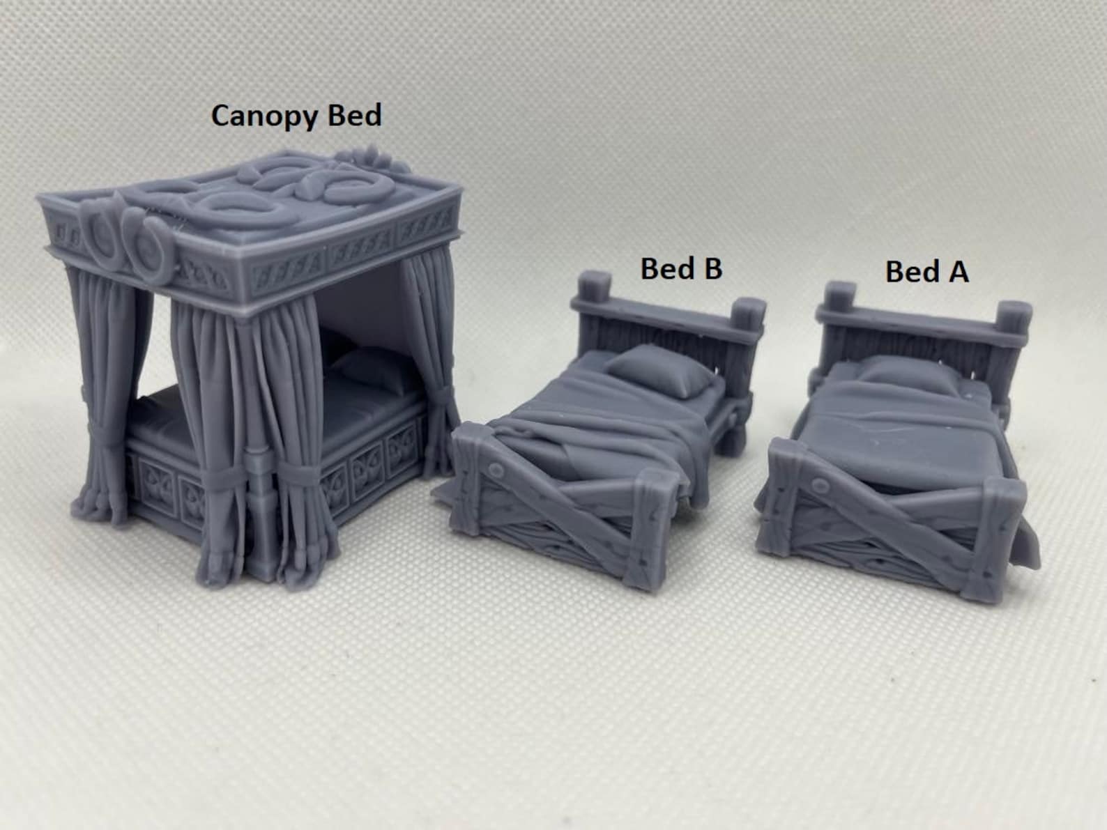 Bedroom/tavern Beds/candles - Tabletop Terrain | Scatter Terrain ...