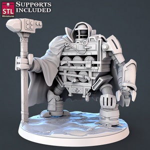 Warforged Miniature Set | Construct Set | Robot Miniatures | Metal ...