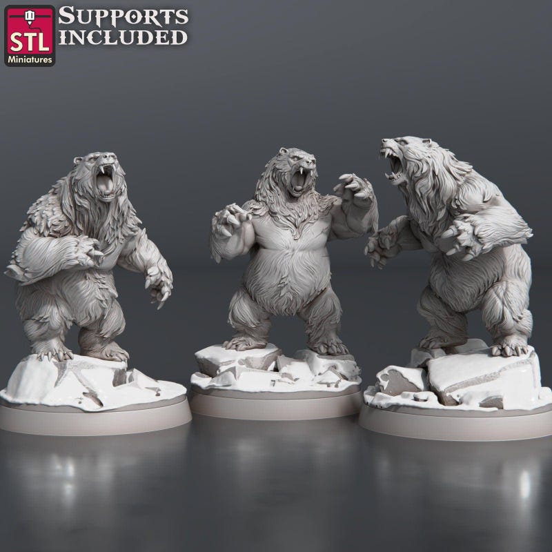 Bear Miniature - Etsy