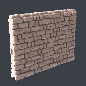 Warzone Terrain Set 2 | Brick Walls W/ Holes for Magnets | Brick Wall ...