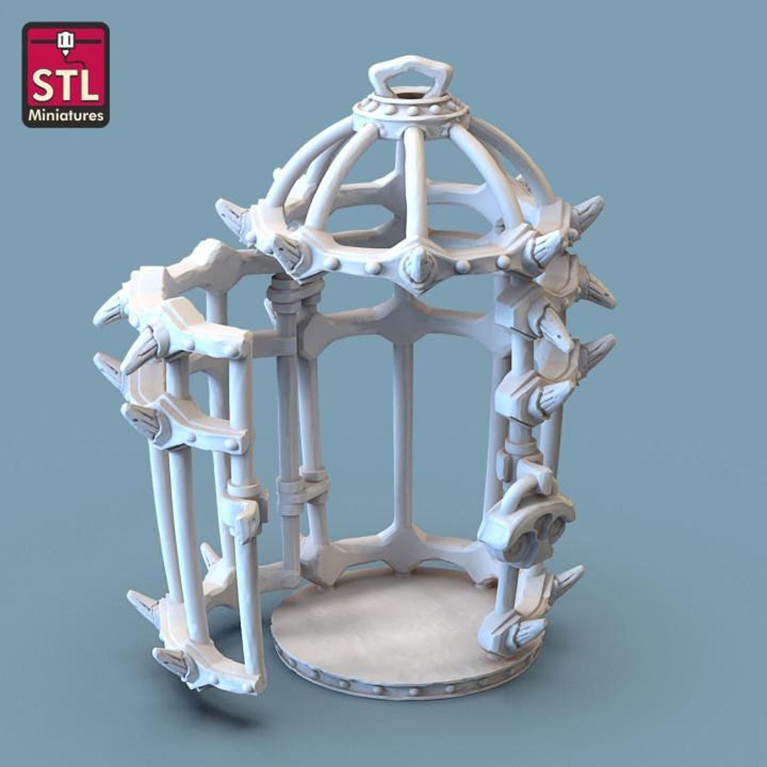 Jail Cages/dungeon/cage/prison/guard Station - Tabletop Terrain ...