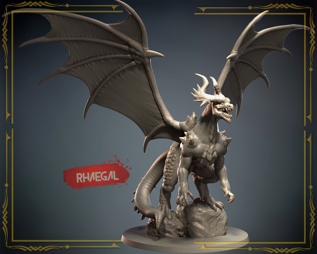Dragon Miniature Set 2 | Dragon Menagerie | Ancient Dragon | Adult ...