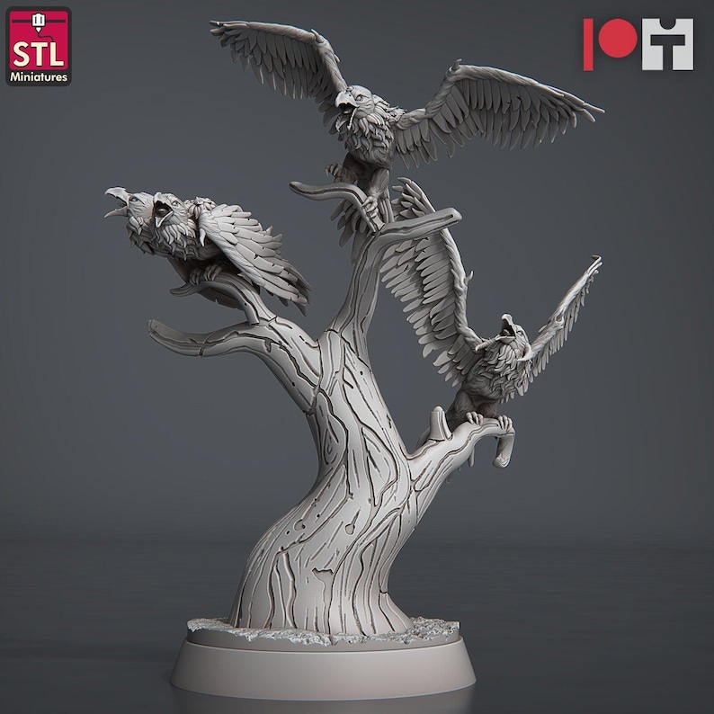 Hell Crow and Magmite Set | Frostgrave | Lava Beast | Crow Swarm | Bird ...