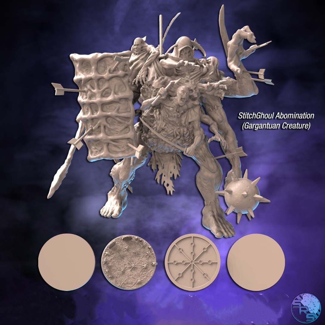 Undead Abomination | Flesh Golem | Zombie Creature | Stitch Ghoul ...