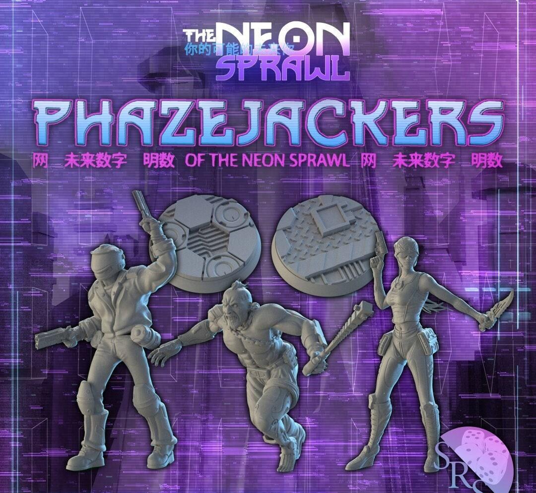Cyberpunk Miniatures Set | Cyberpunk Heroes | Cyberpunk Adventurers ...
