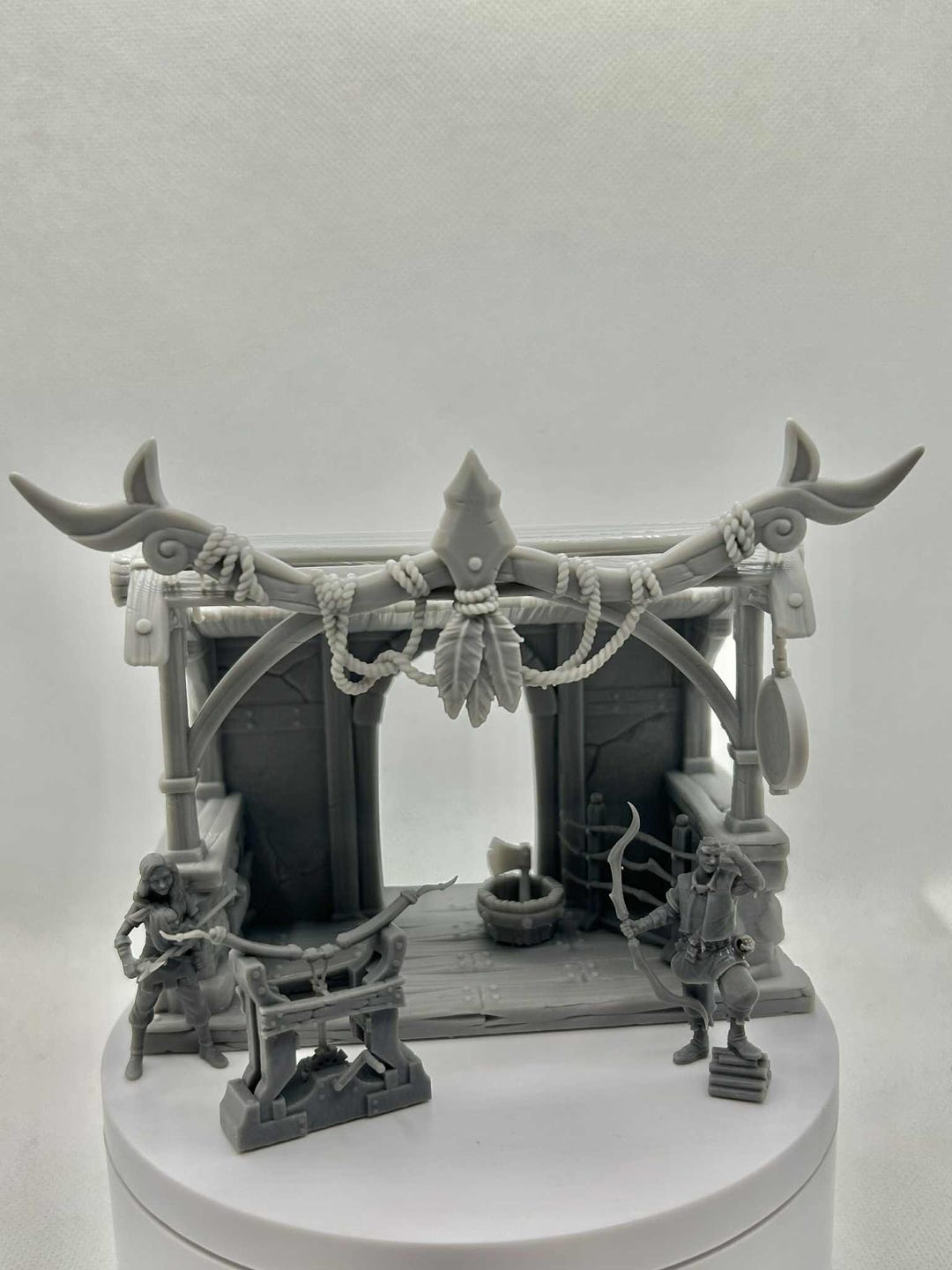 Bow and Arrow Maker Miniature Set | Archery Shop | Weapons Maker ...