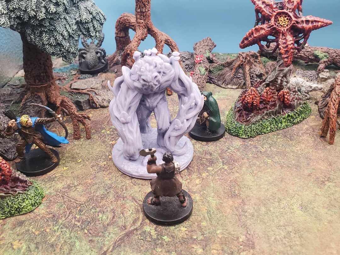 Forest Shambling Mound Dungeons & Dragons Pathfinder TTRPG Miniature - Etsy