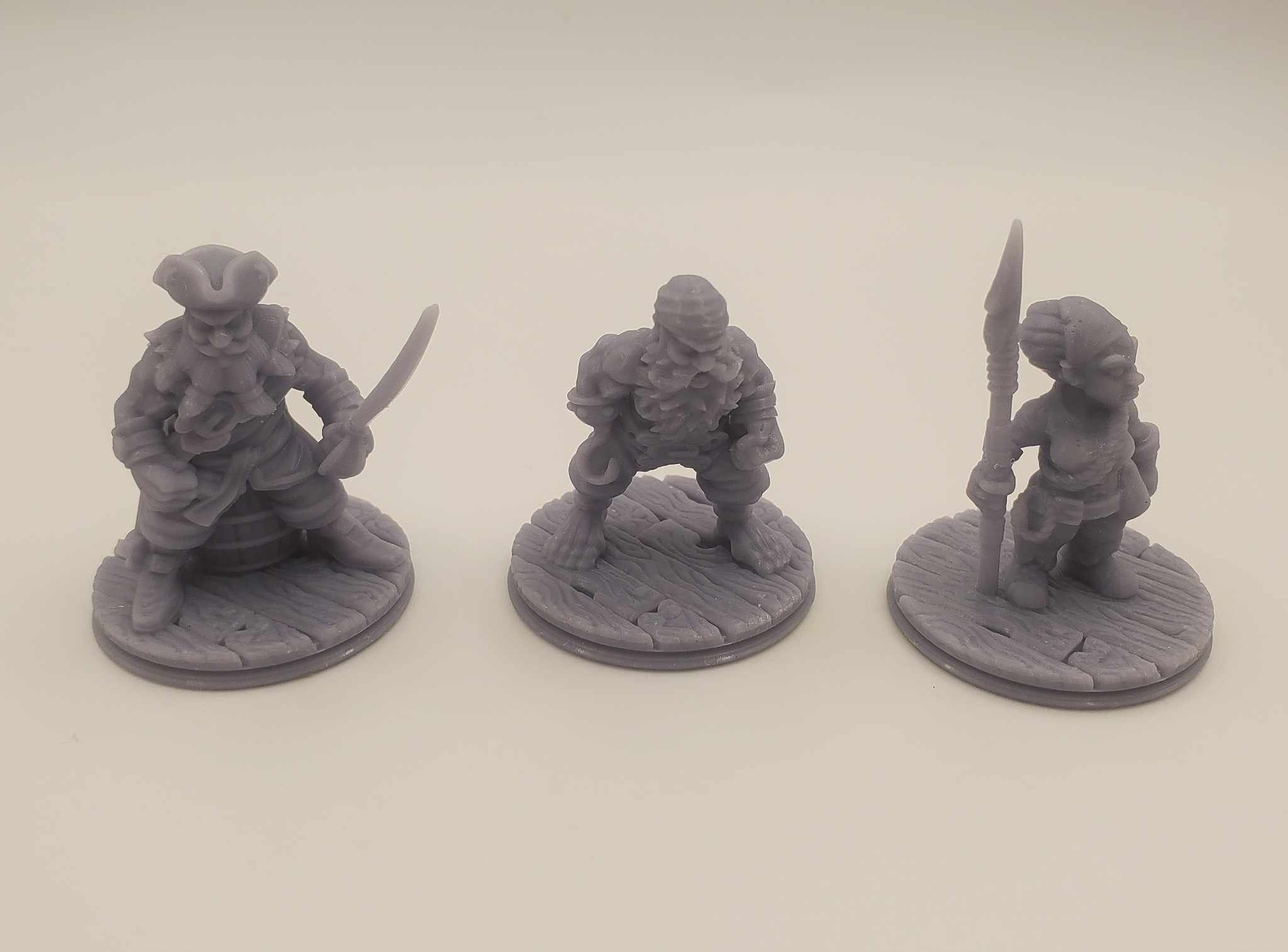 14 Pirates and Crew Miniatures SET 1 | Dungeons & Dragons | Pathfinder ...