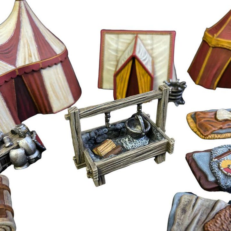 Knight's Encampment | Dungeons & Dragons | Knights | TTRPG | Miniature ...