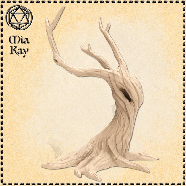 28mm Dead Tree Leaning D&D 5e Dungeons and Dragons Pathfinder Fantasy ...