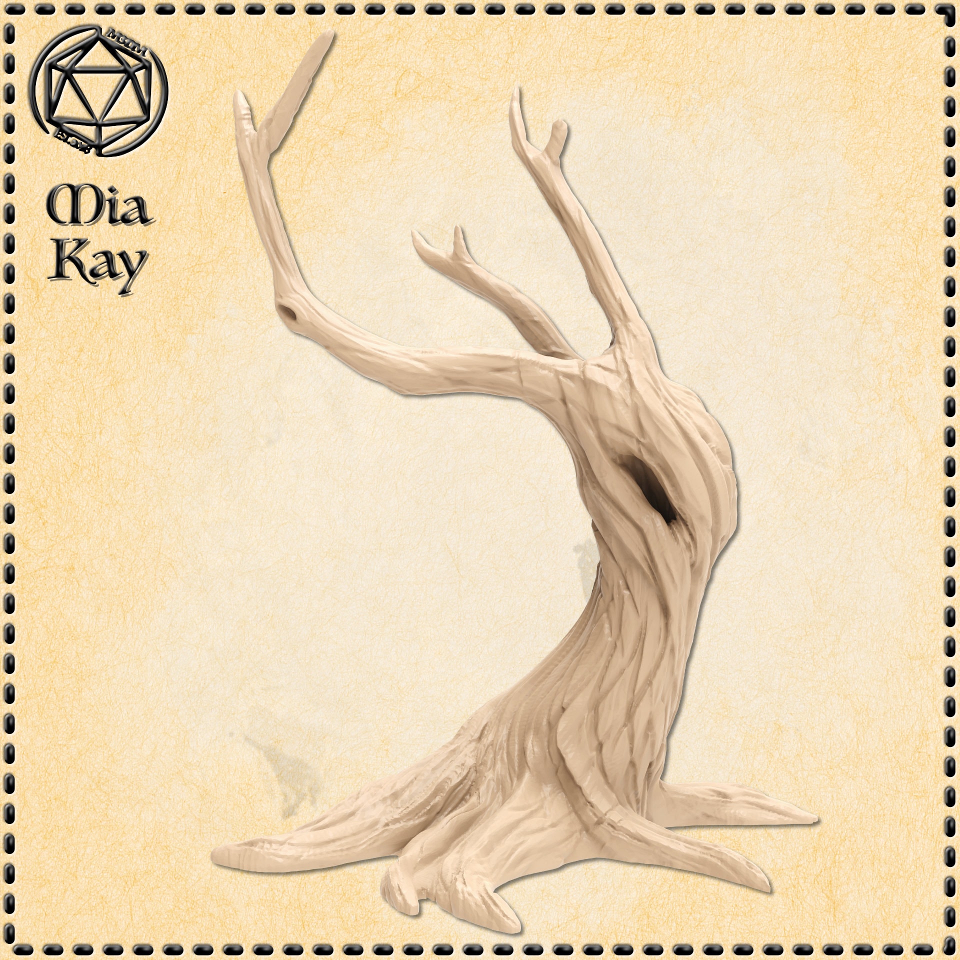 28mm Dead Tree Leaning D&D 5e Dungeons and Dragons Pathfinder Fantasy ...