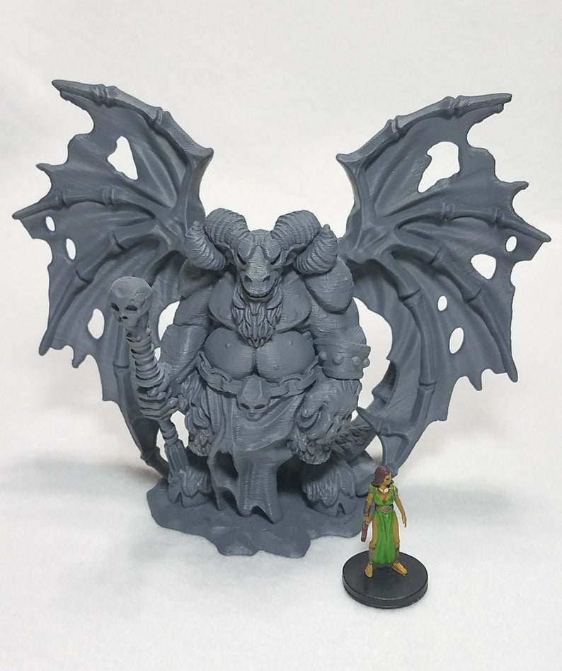 Huge 28mm miniature Orcus for Dungeons & Dragons Pathfinder | Etsy