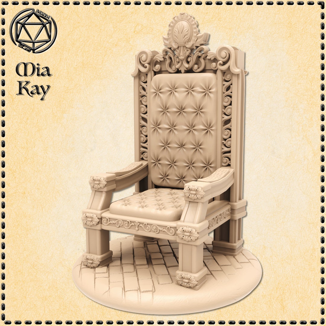 28mm Throne | D&D 5e | Dungeons and Dragons | Pathfinder | Fantasy RPG ...