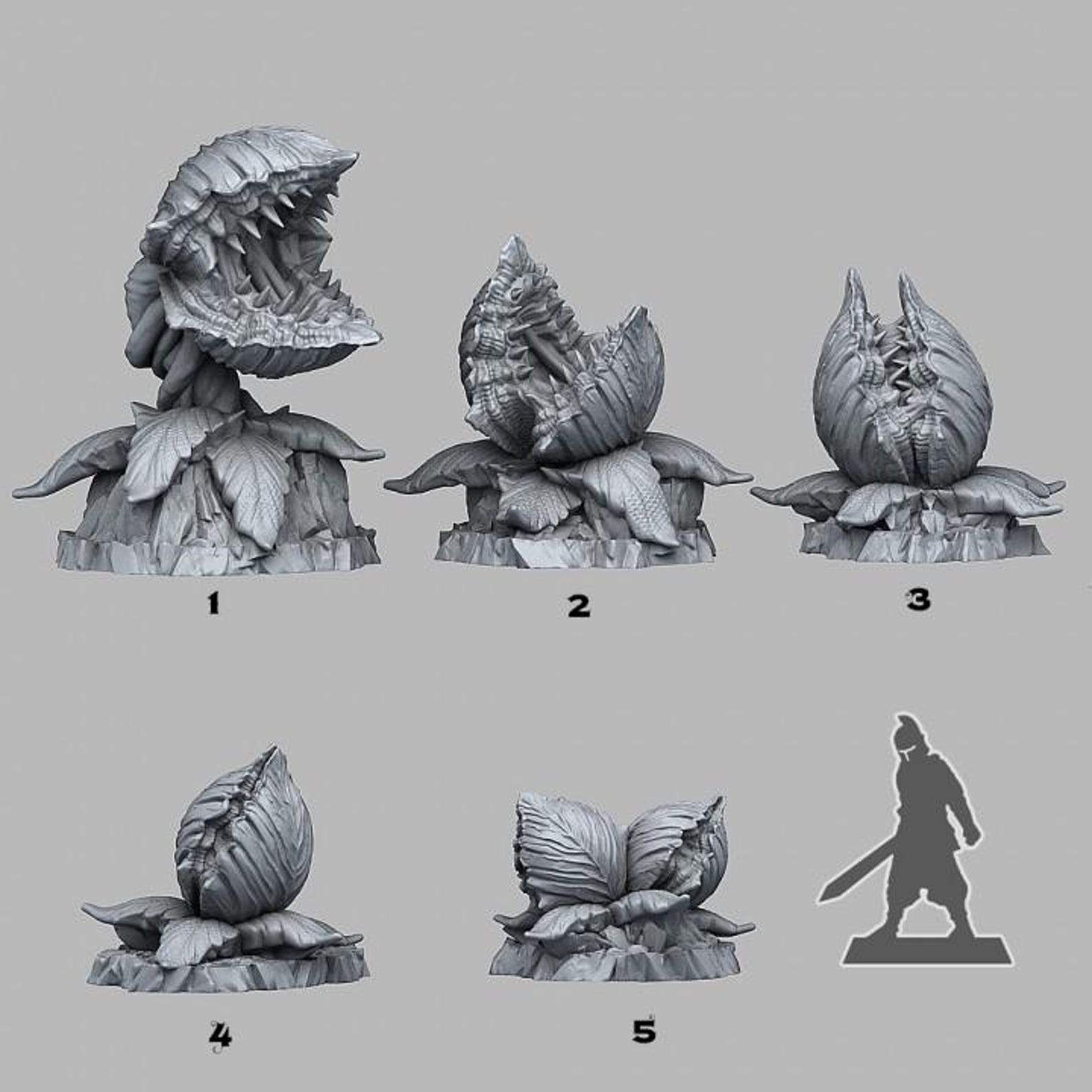 Massive Carnivorous Plants | Forest | | RESIN | Fantasy | Dnd | RPG ...
