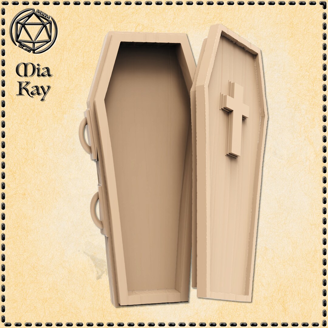 28mm Open Coffin | D&D 5e | Dungeons and Dragons | Pathfinder | Fantasy ...