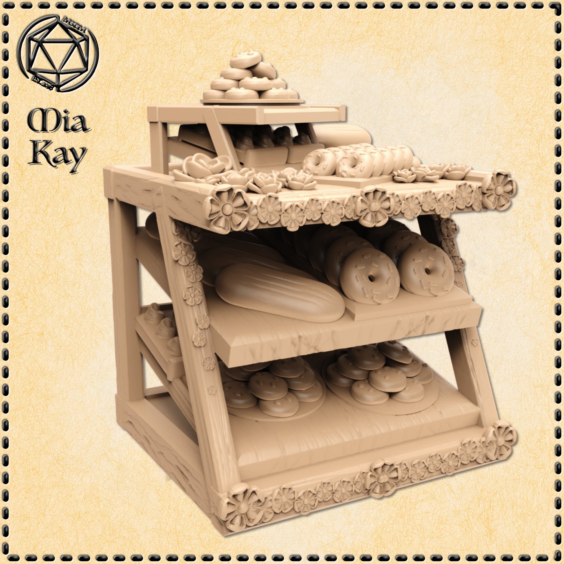 28mm Bakery Stand D&D 5e Dungeons and Dragons Pathfinder Fantasy RPG ...