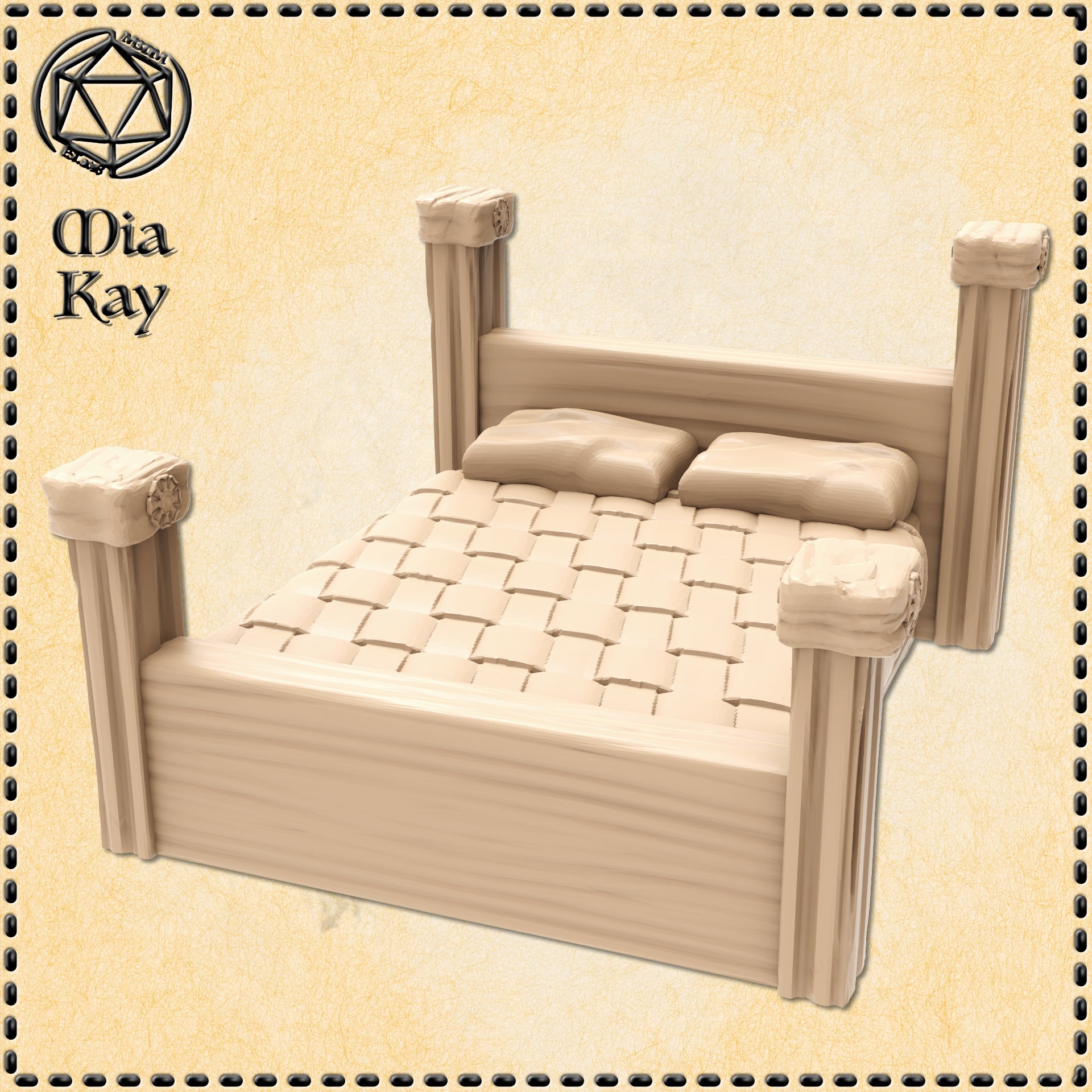 28mm Bed MIMIC D&D 5e Dungeons and Dragons Pathfinder - Etsy