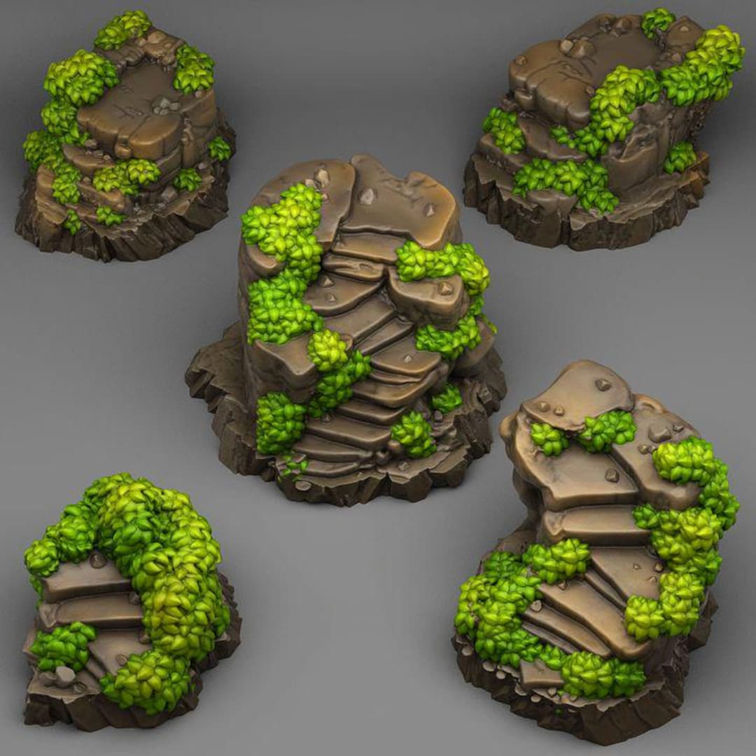 Ancient Magic Stairs | RESIN | Fantasy | Dnd | RPG | Tabletop Gaming ...