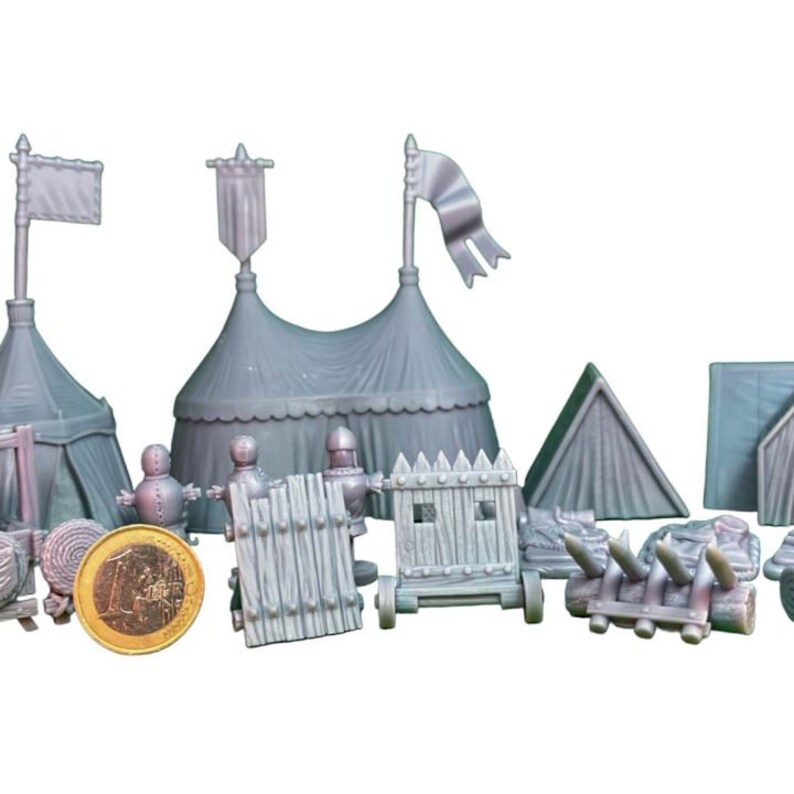Knight's Encampment | Dungeons & Dragons | Knights | TTRPG | Miniature ...