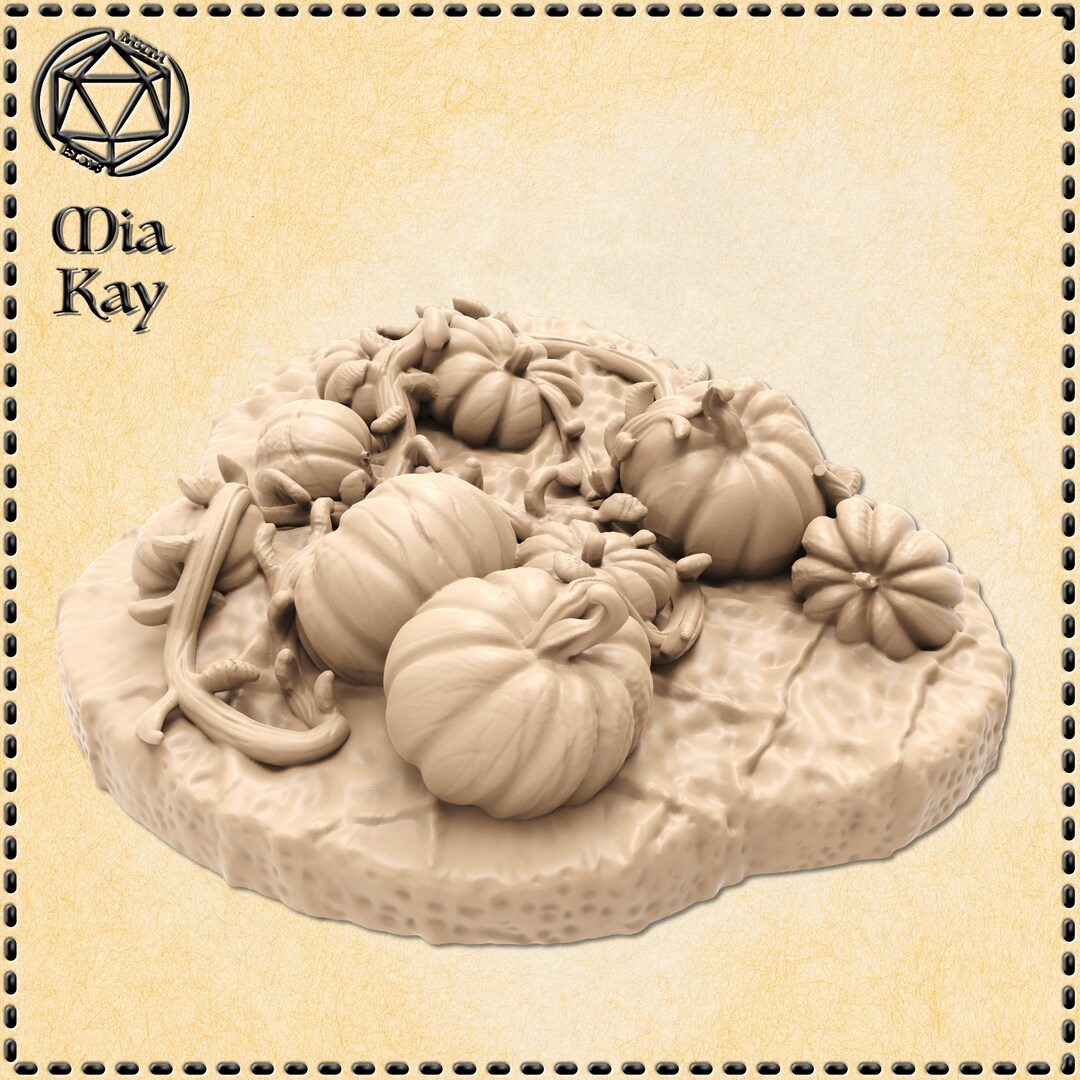 28mm Pumpkin Patch | D&D 5e | Dungeons and Dragons | Pathfinder ...