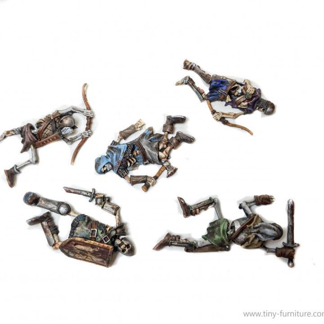 5 Destroyed Skeletons | Dungeons & Dragons | Monster| TTRPG | 28mm ...